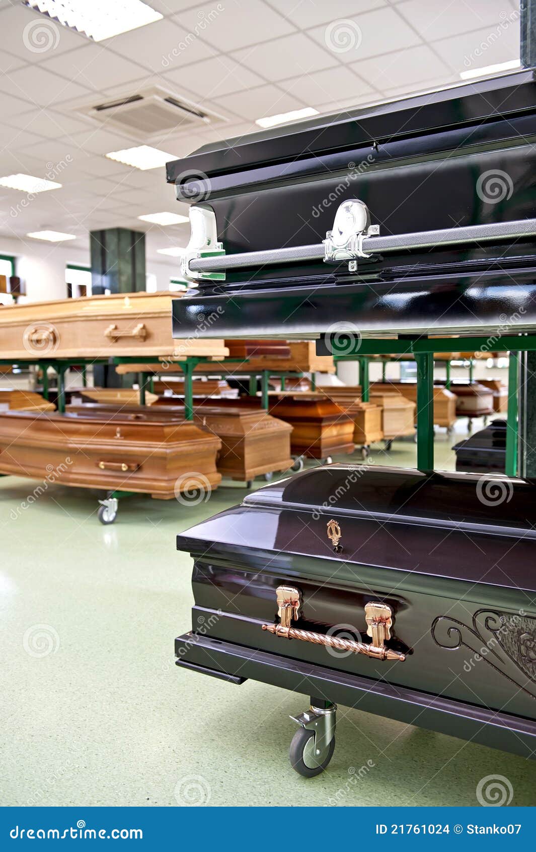 Coffin store stock photo. Image of empty, case, christian - 21761024