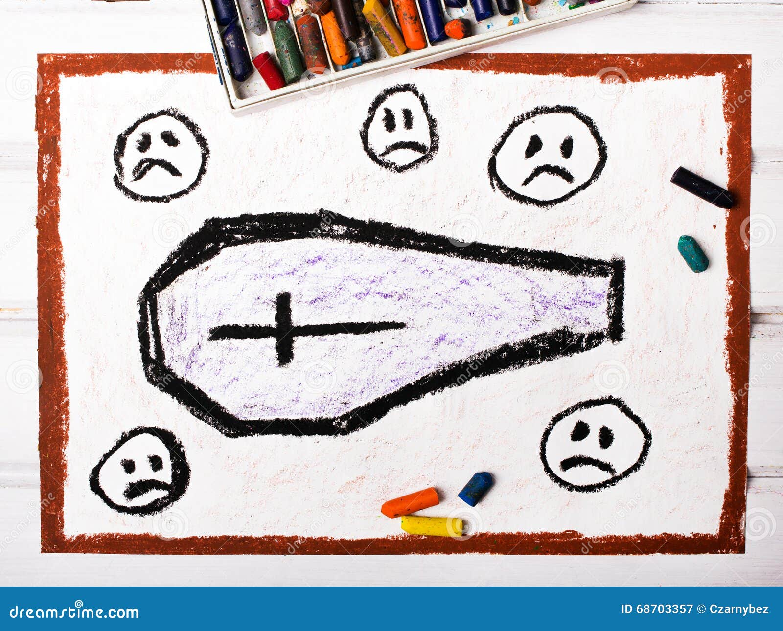 Child Coffin Sorrow Cry Weep Icon. Element Of Pictogram Death ...