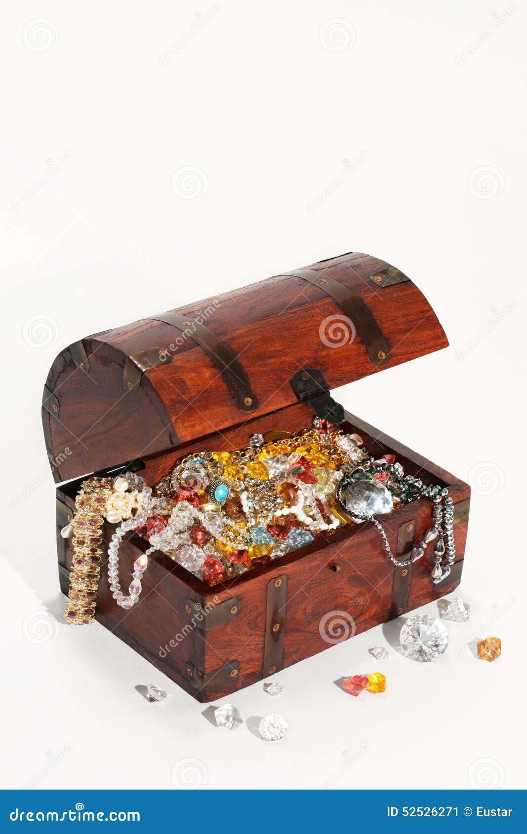 Cofre del tesoro imagen de archivo. Imagen de completo - 52526271