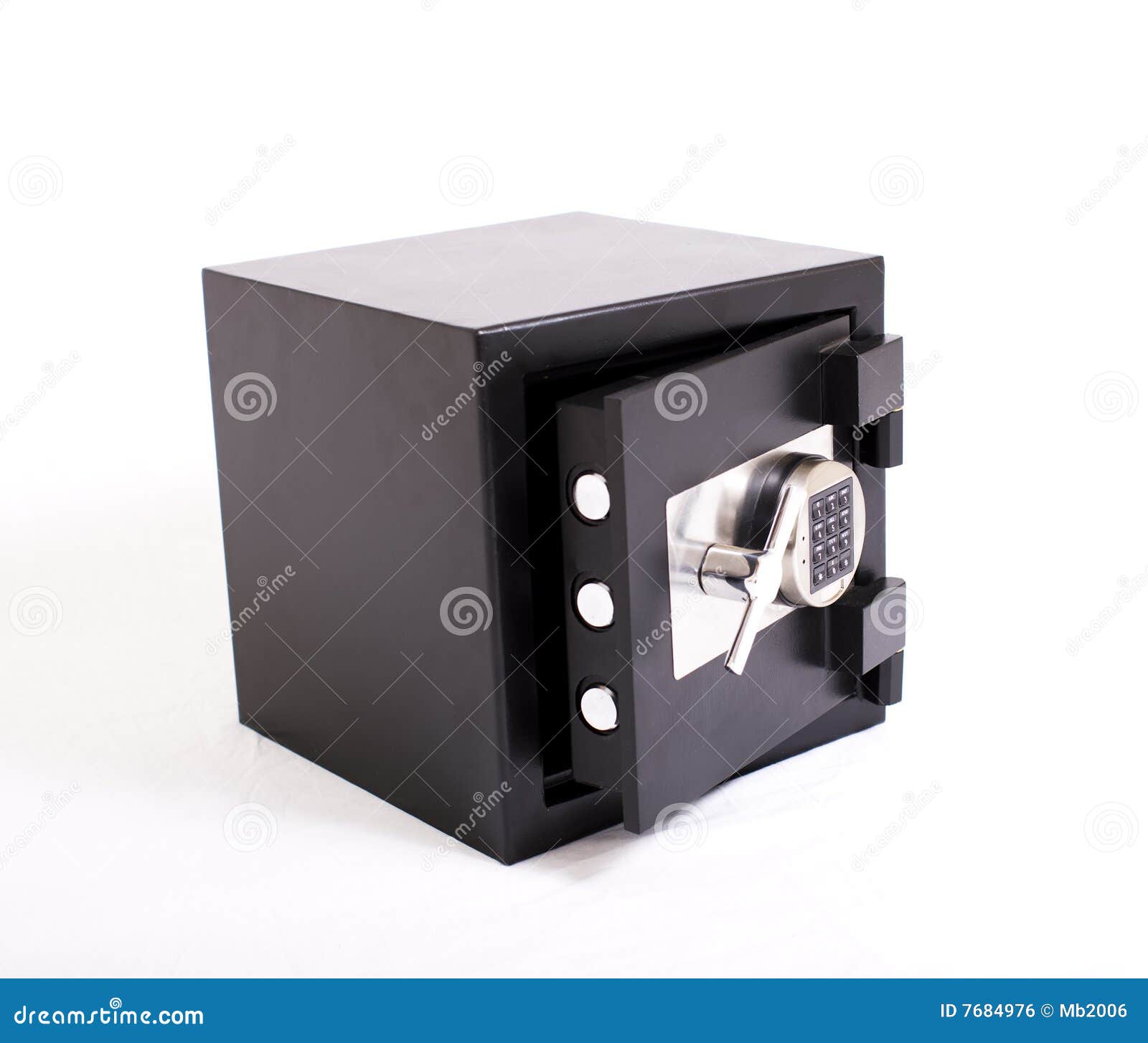 Cofre Forte Com a Porta Aberta Foto de Stock - Imagem de compra, moeda ...