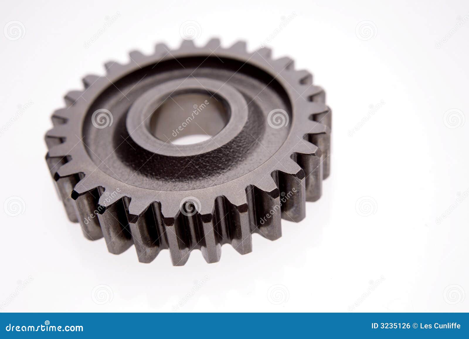 Cog stock photo. Image of object, white, steel, isolated - 3235126
