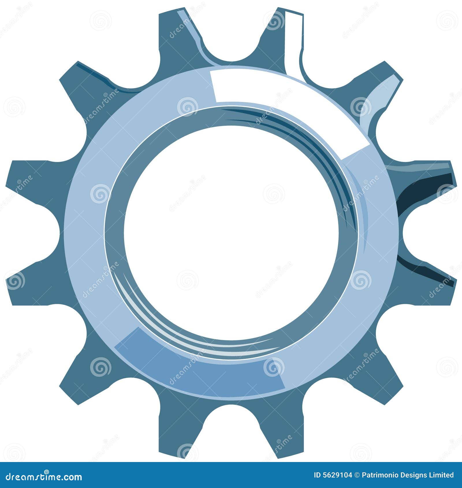 Cog stock illustration. Illustration of teeth, gear, tool - 5629104