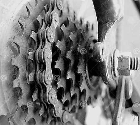 Cog and Chain stock photo. Image of wheel, abstract, industrial - 299164