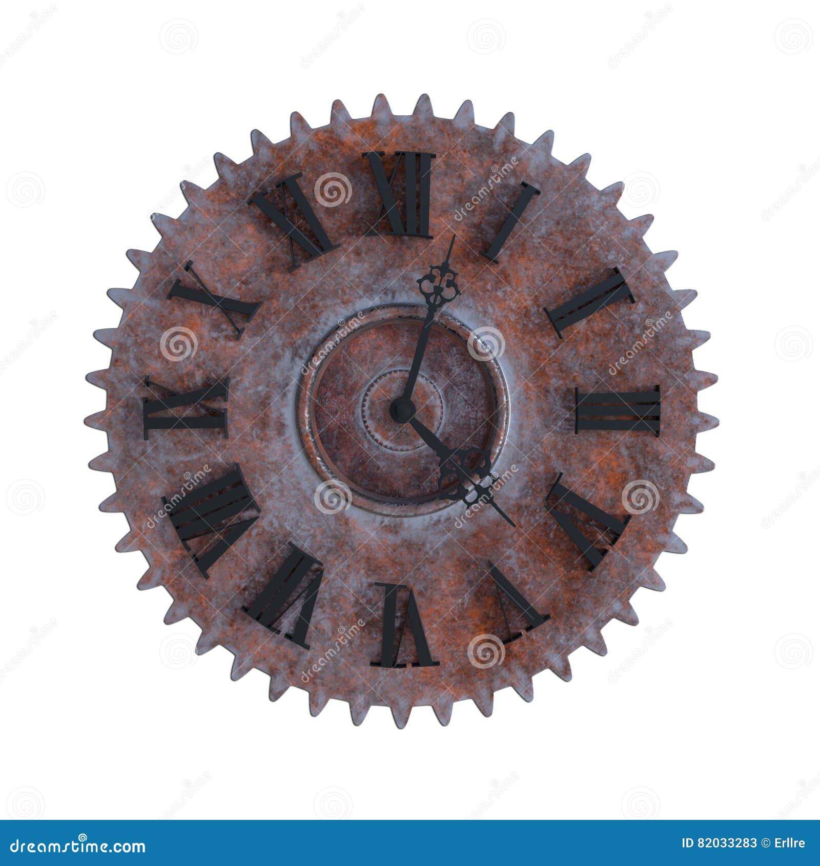 Cog clock face stock illustration. Illustration of clockwork - 82033283