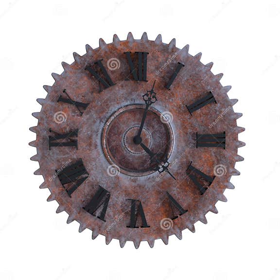 Cog clock face stock illustration. Illustration of clockwork - 82033283
