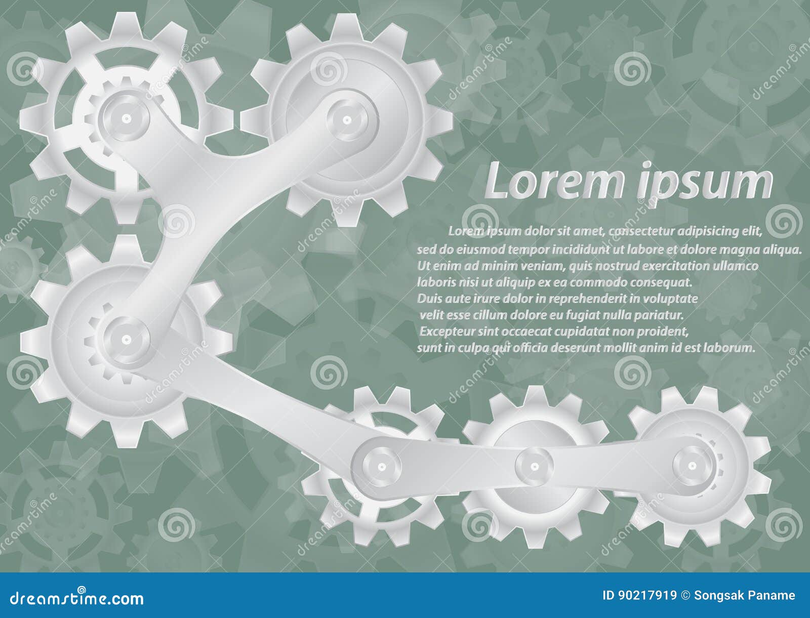 Cog Gears Concept with Abstract Gear Wheels Background1 Stock Vector ...