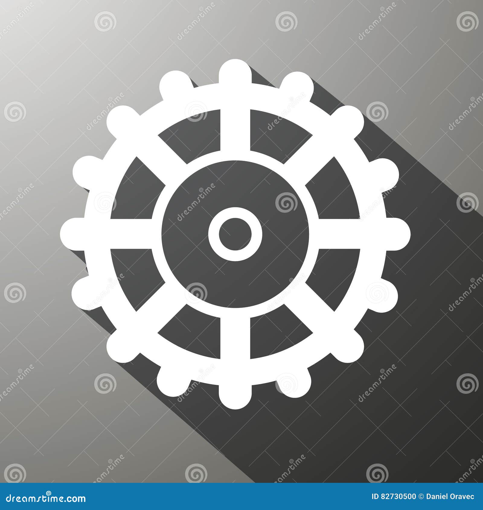 Cog Icon, Gear Illustration. Stock Vector - Illustration of management ...