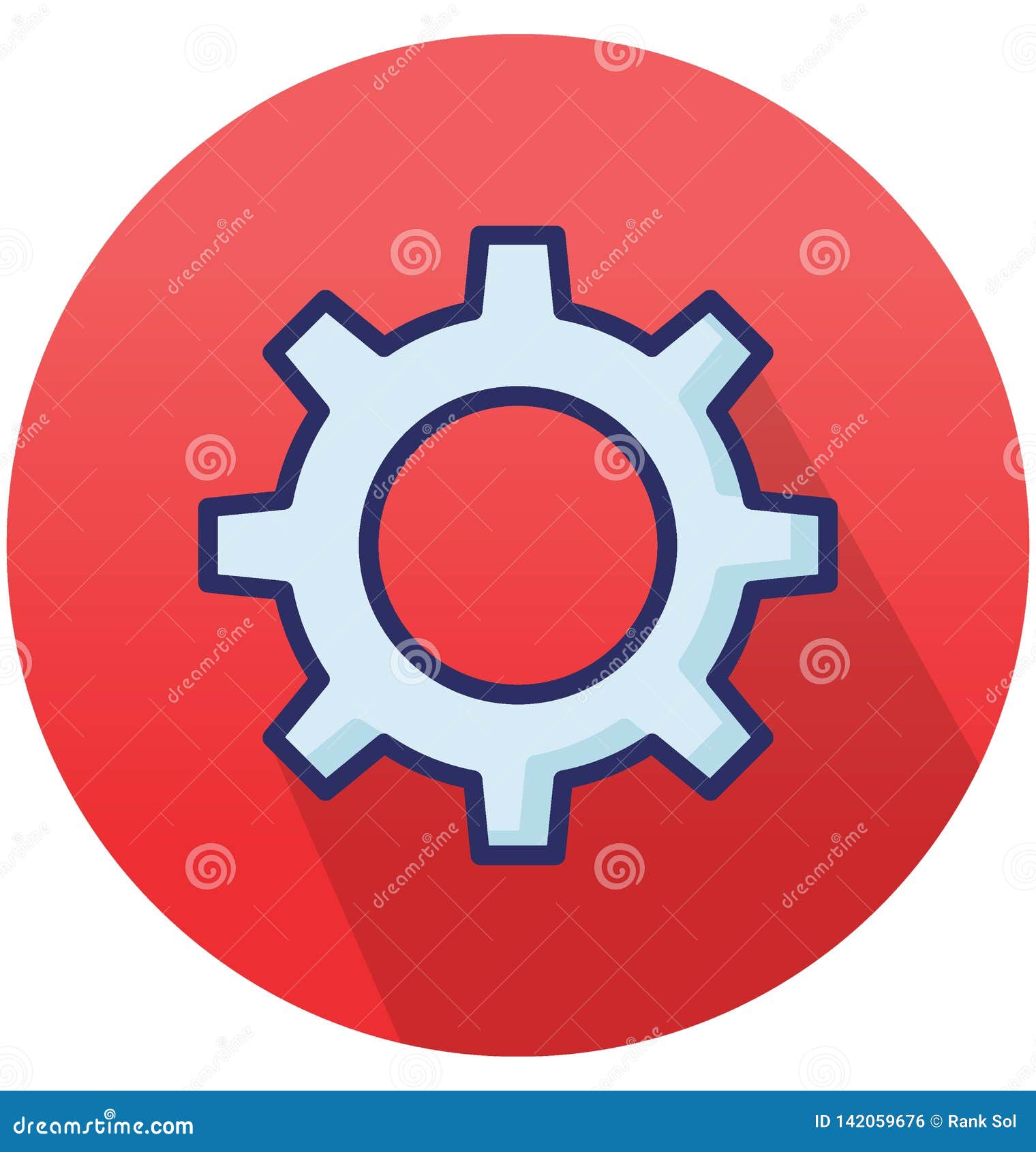 Cog Isolated Vector Icon that Can Easily Modify or Edit Stock Vector ...