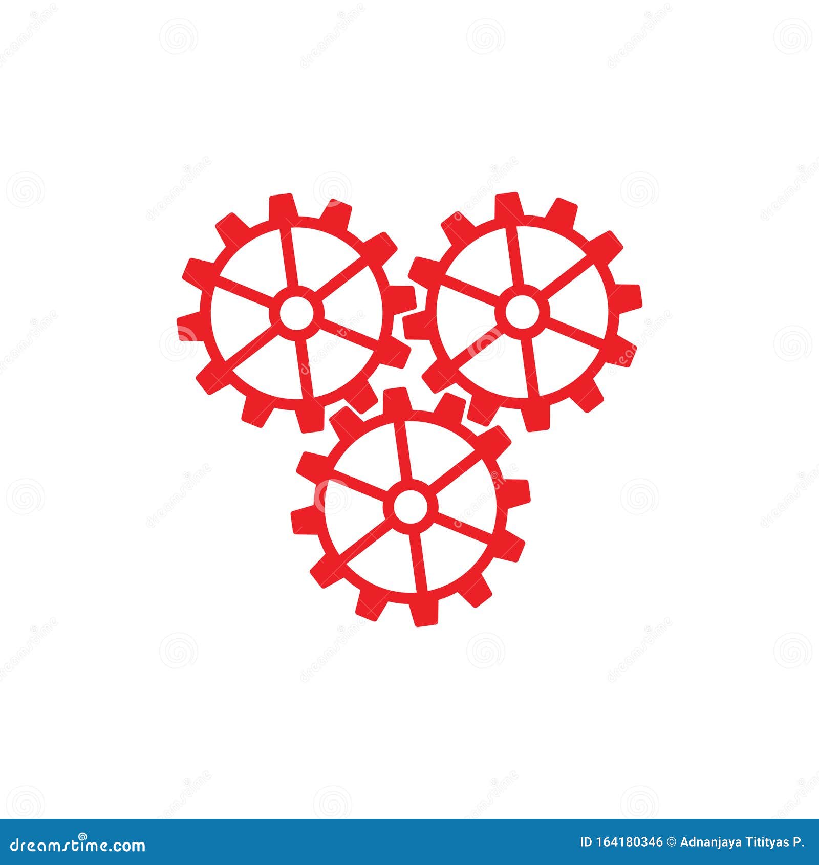 Cog Machine Group System Symbol Vector Stock Vector - Illustration of ...