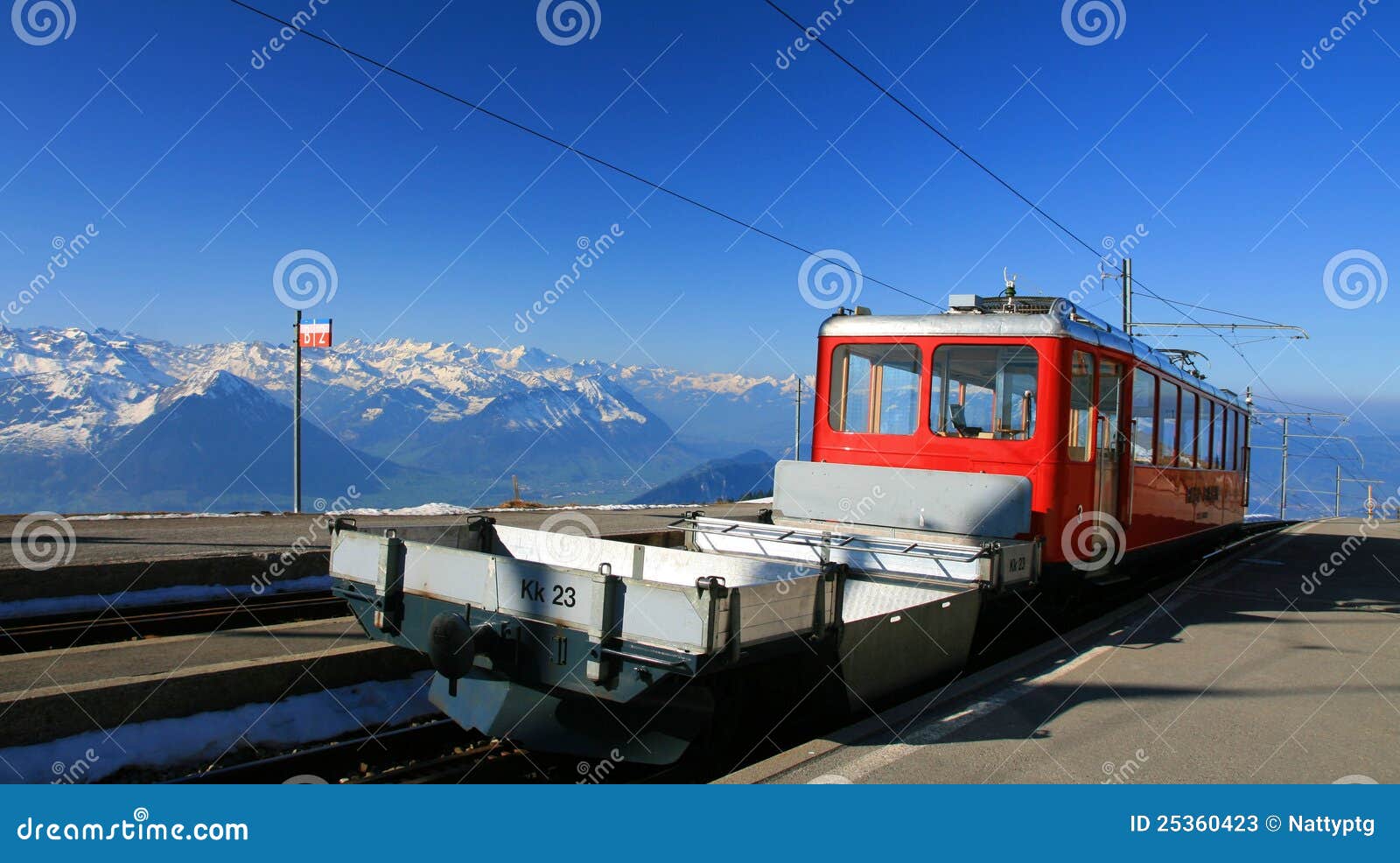 Cog Rail train stock image. Image of country, alpine - 25360423