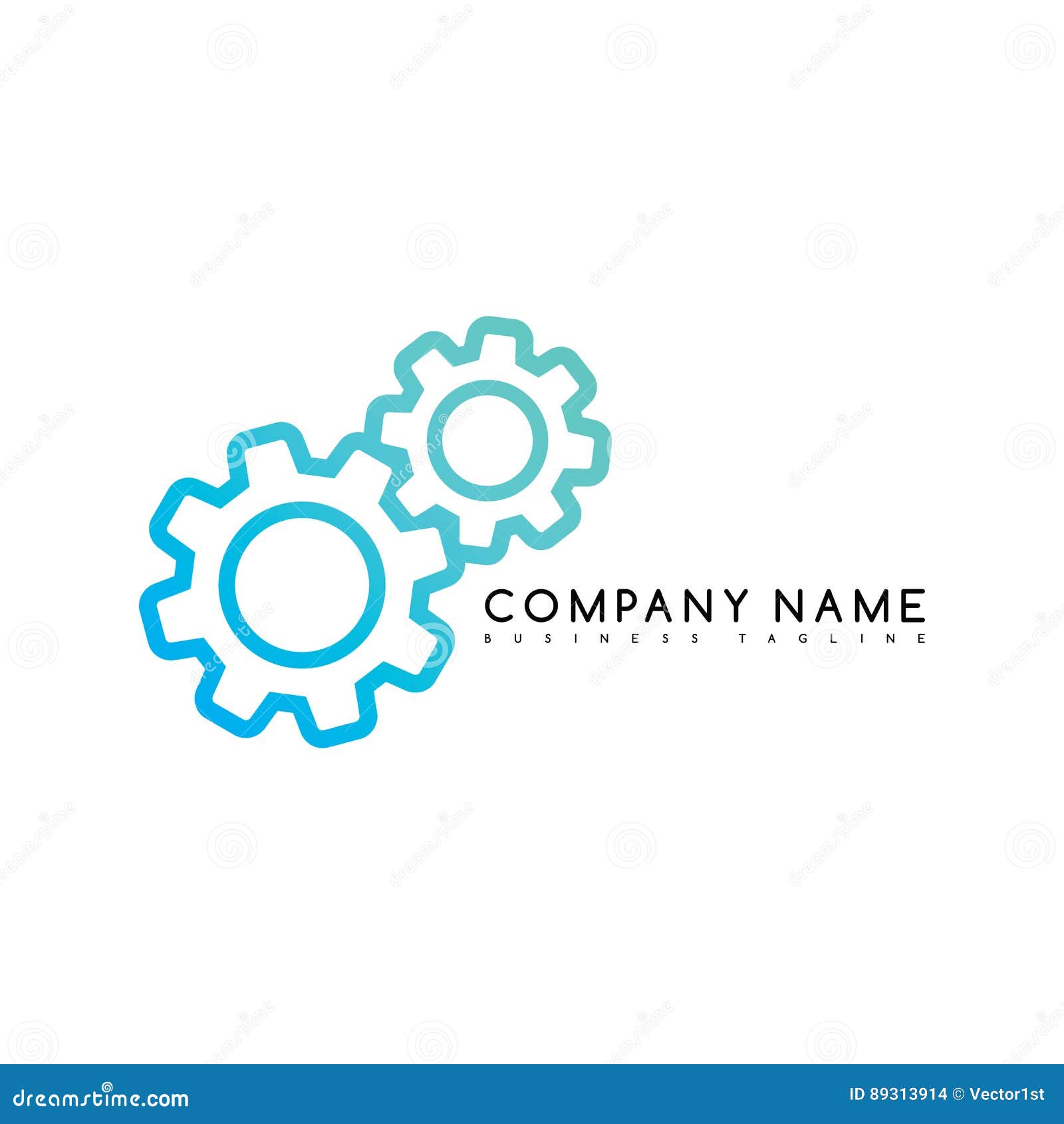 Cog Setting Brand Template Logo Logotype Theme Art Stock Vector ...