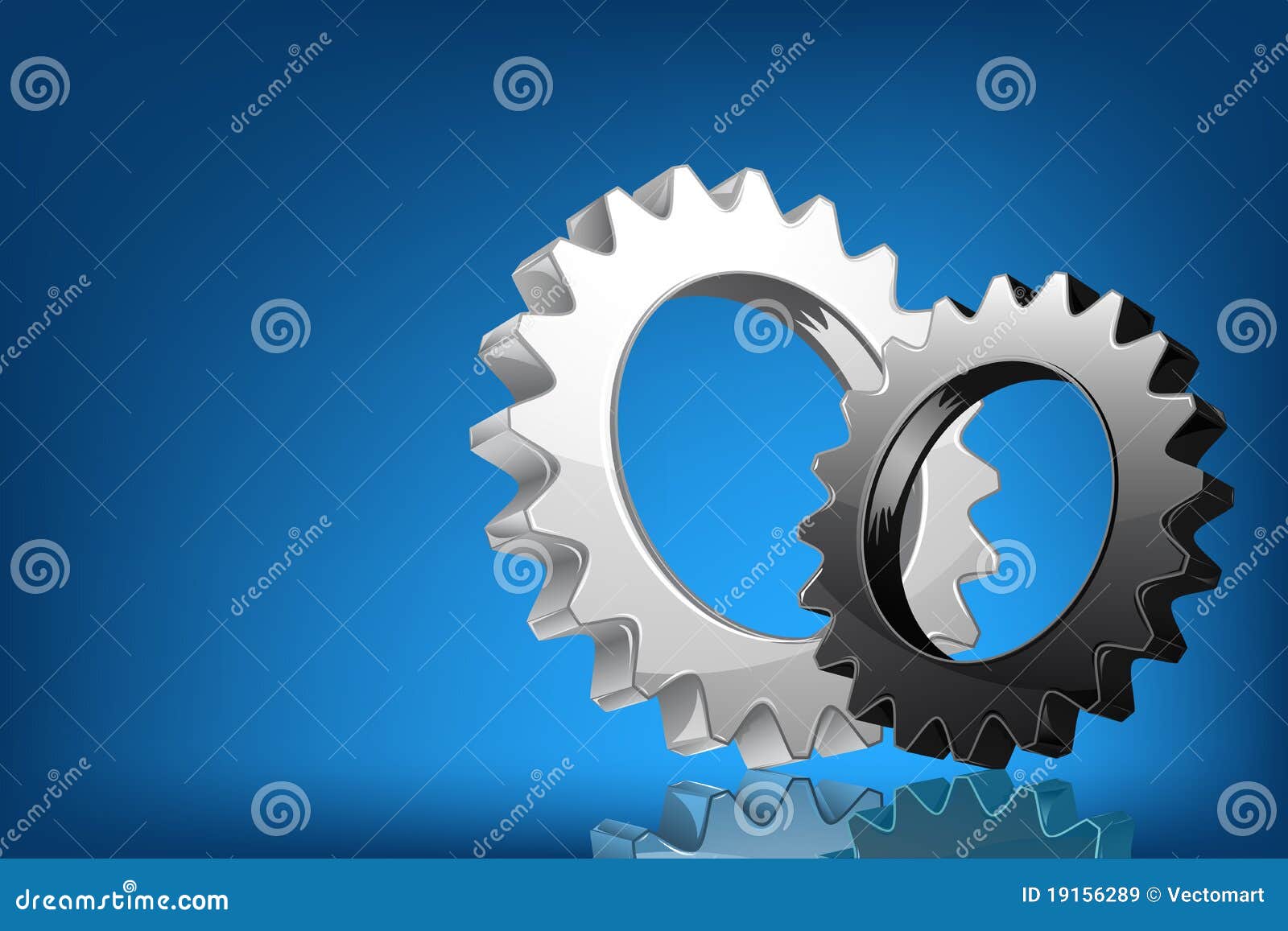 Cog Wheel stock vector. Illustration of mechanism, component - 19156289