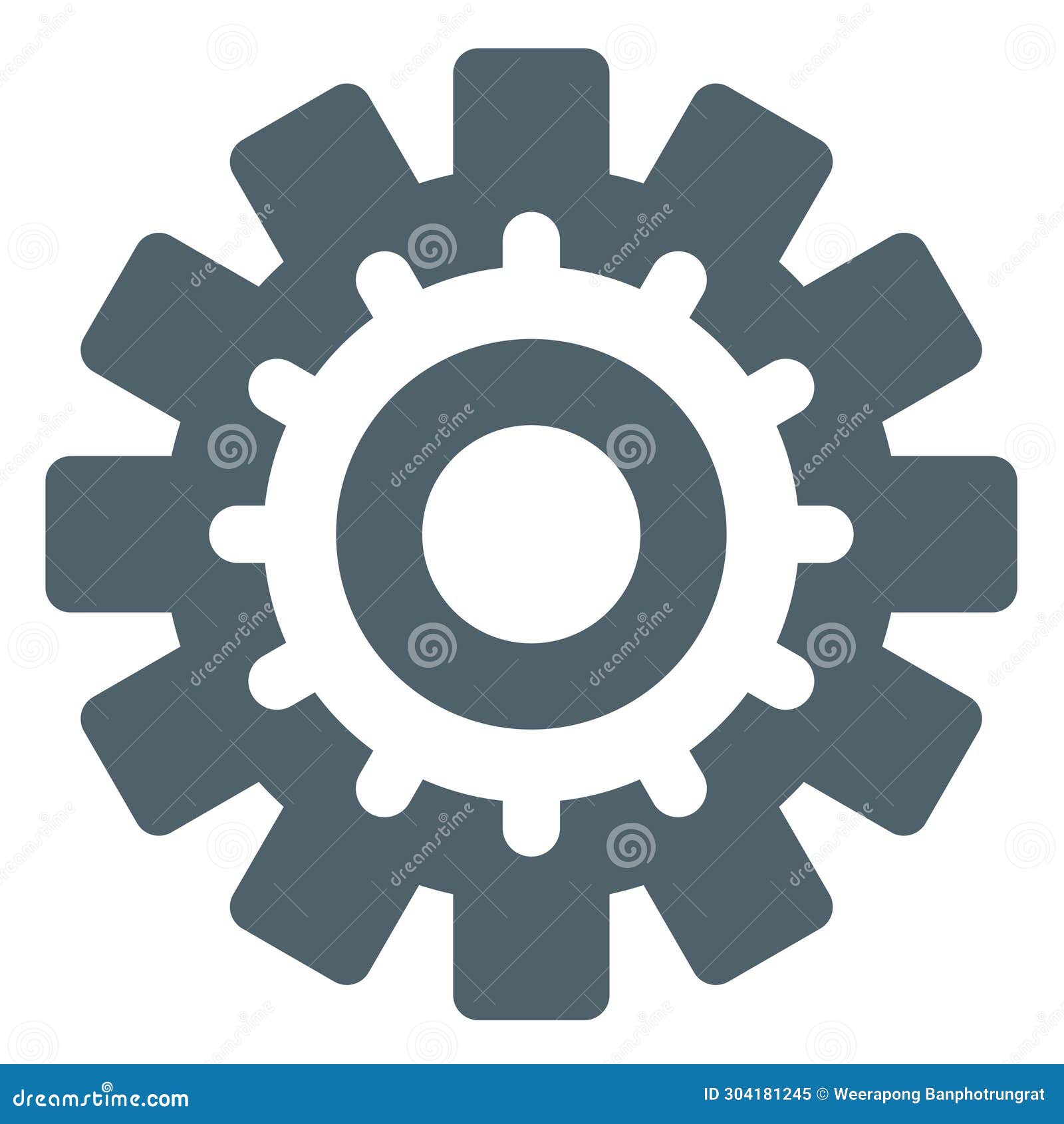 Engineer Symbol, Engineering Sign, Cogwheel Sign in the Industry Stock ...