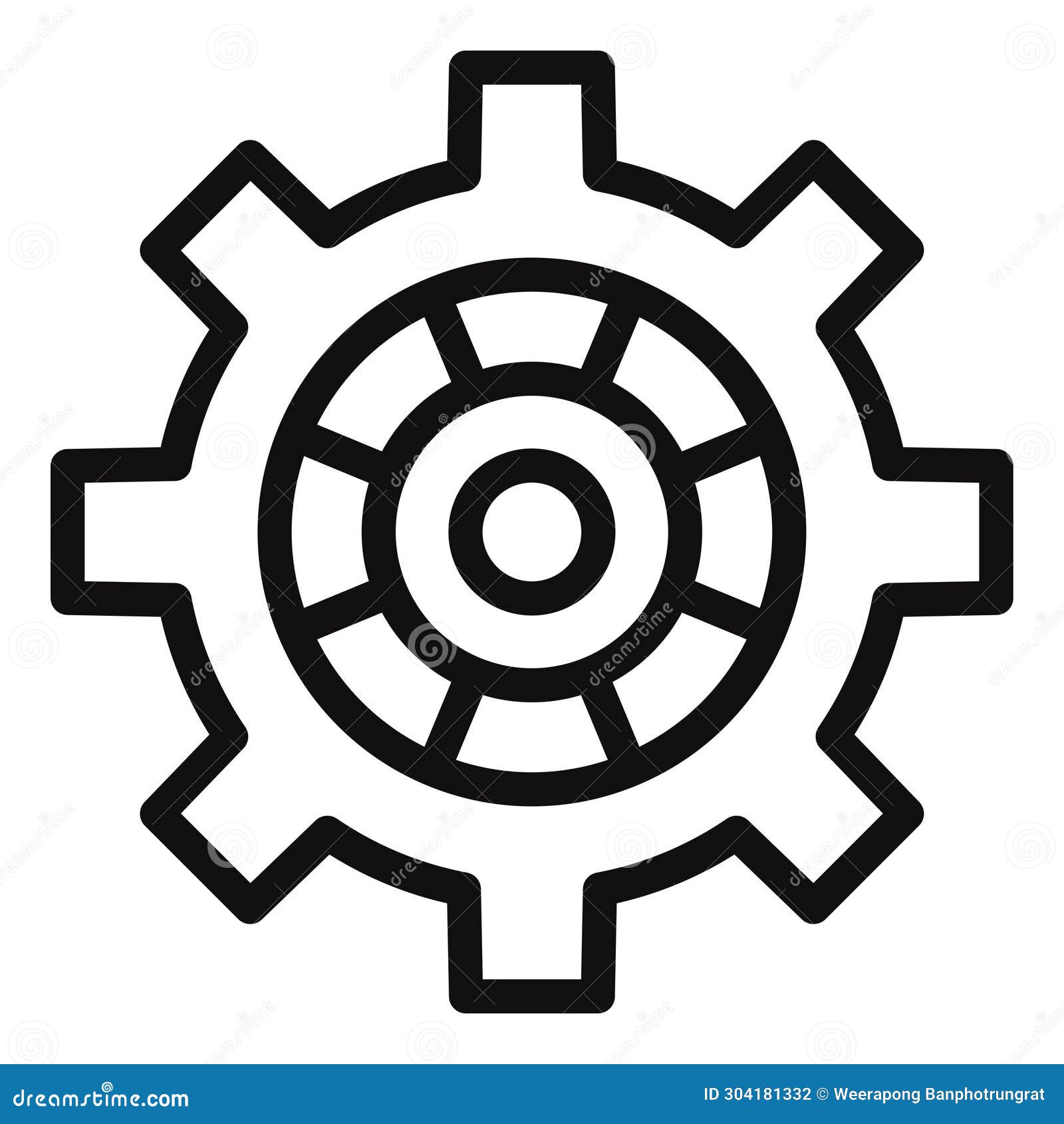 Engineer Symbol, Engineering Sign, Cogwheel Sign in the Industry Stock ...