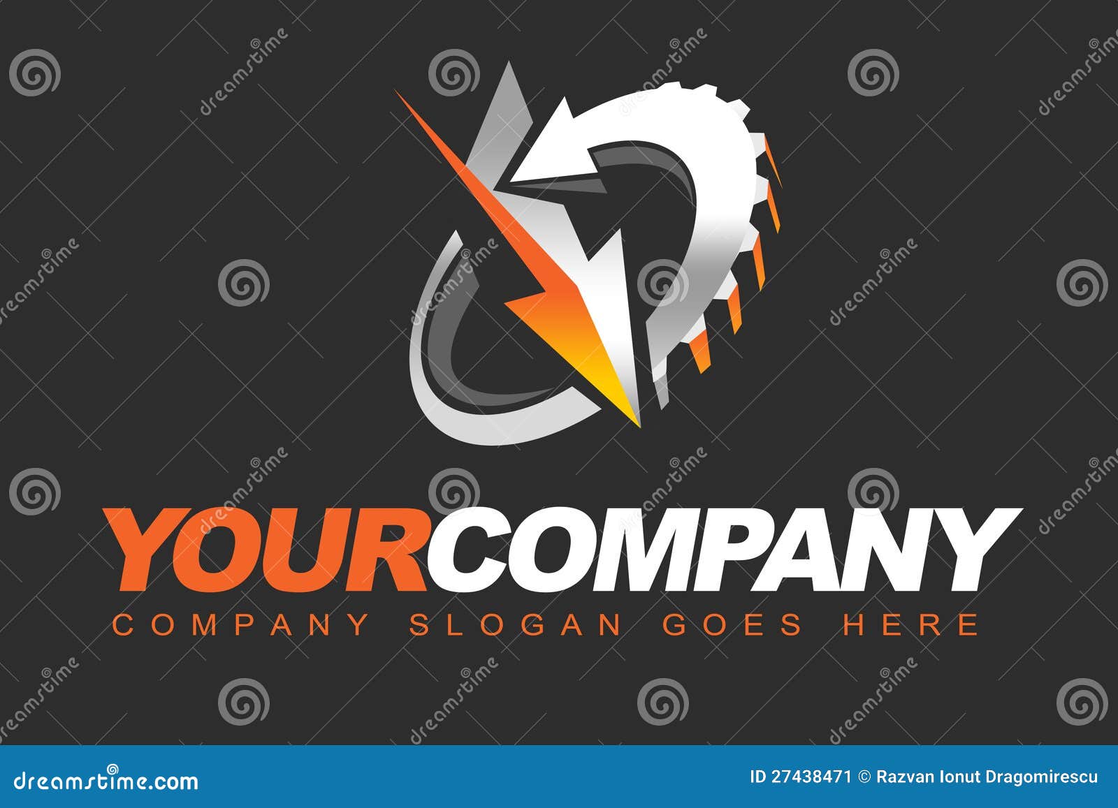 Cog-wheel Logo Royalty-Free Illustration | CartoonDealer.com #27438471