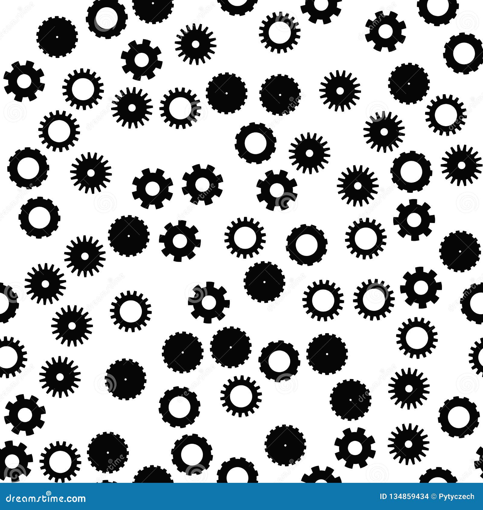 Technological Clockwork Green Vertical Background Vector Illustration ...