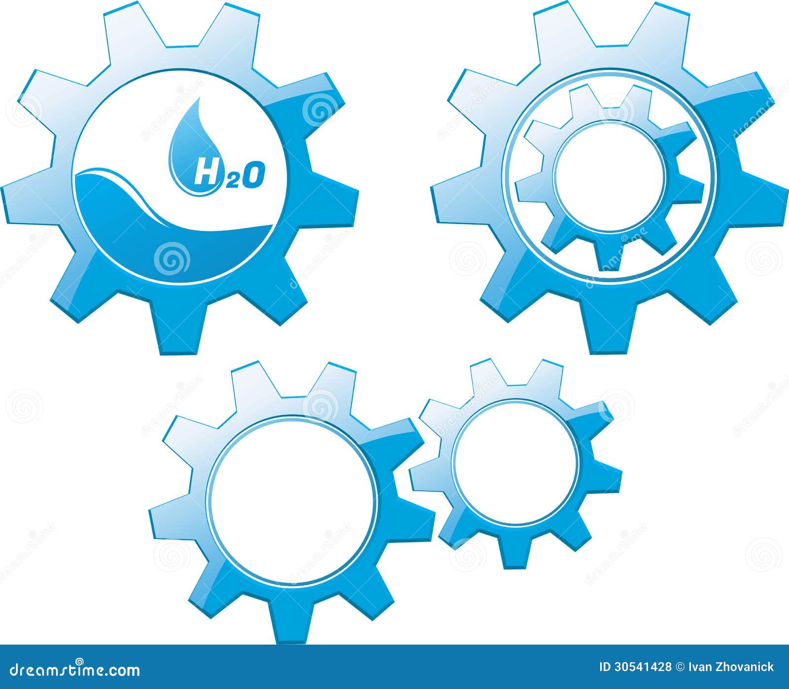 Cog-wheel stock illustration. Illustration of component - 30541428