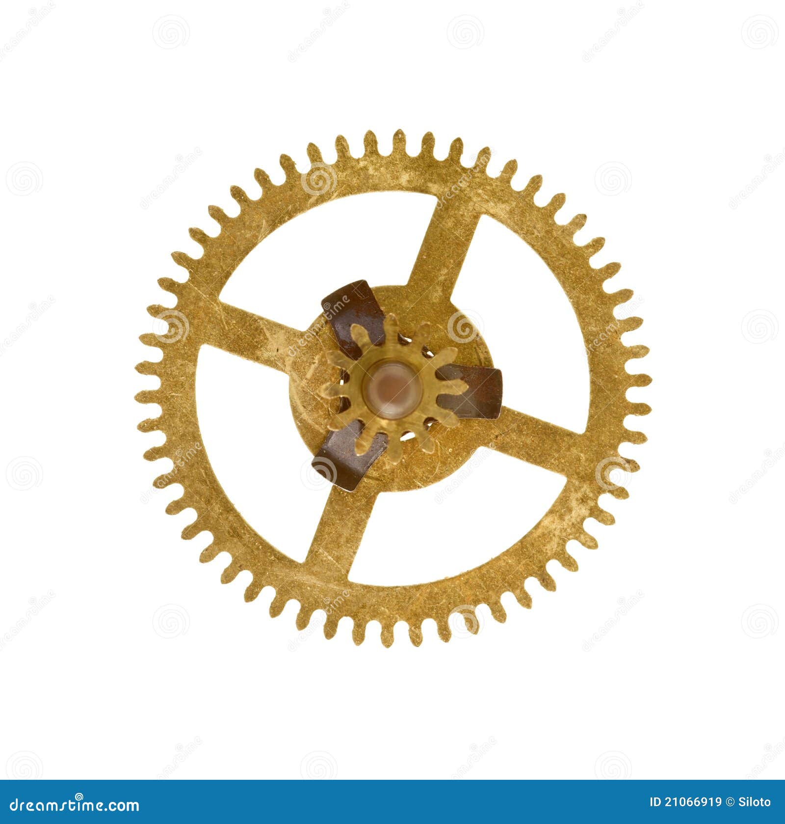Cog Wheel on White Background Stock Image - Image of isolated, machine ...