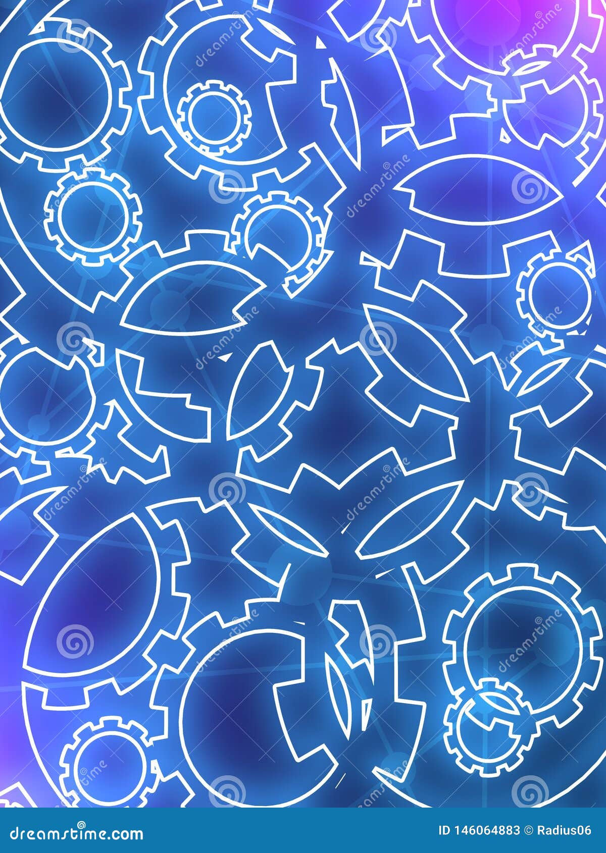 Cog wheels background stock illustration. Illustration of mechanism ...