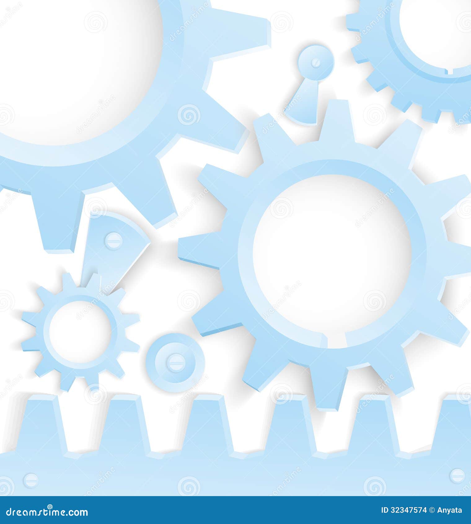 Cog wheels blue vector stock vector. Illustration of blue - 32347574