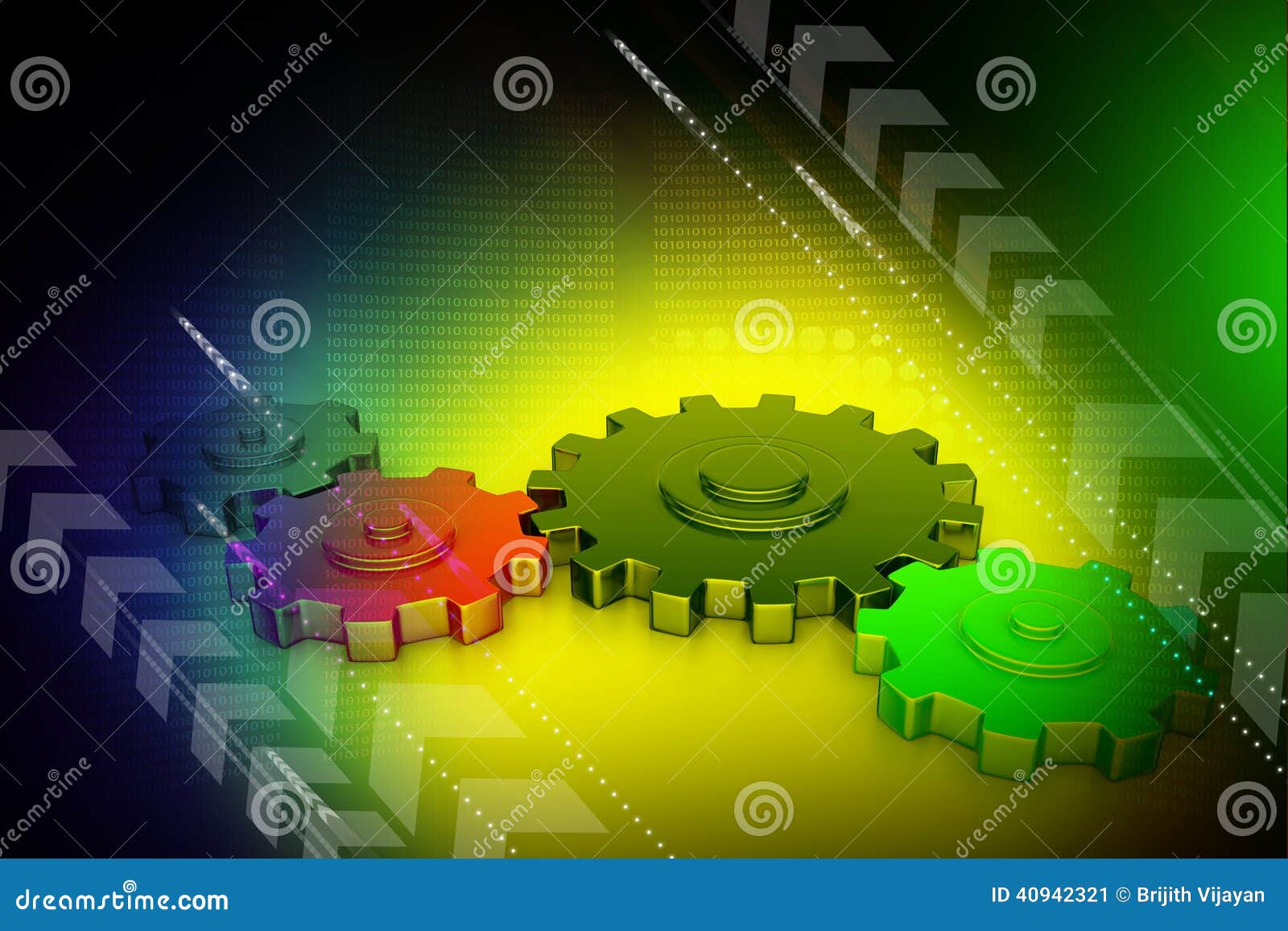 Cog wheels stock illustration. Illustration of dialog - 40942321