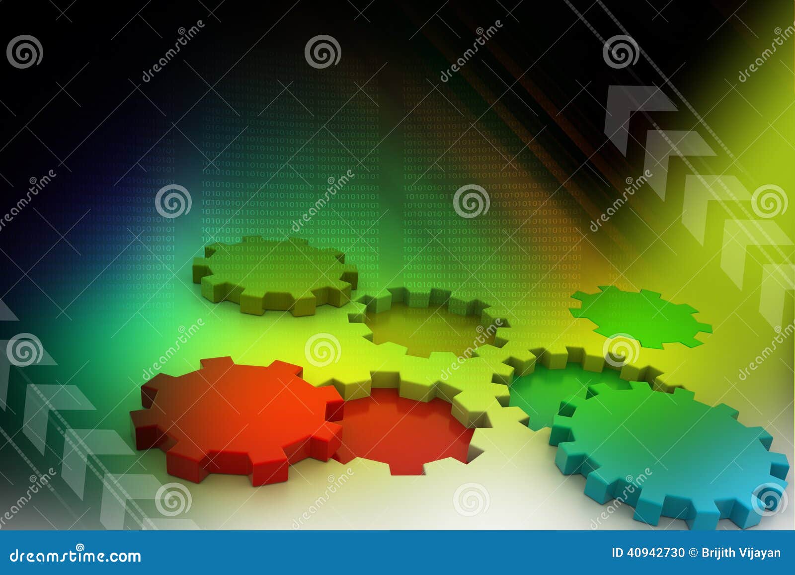 Cog wheels stock illustration. Illustration of concept - 40942730