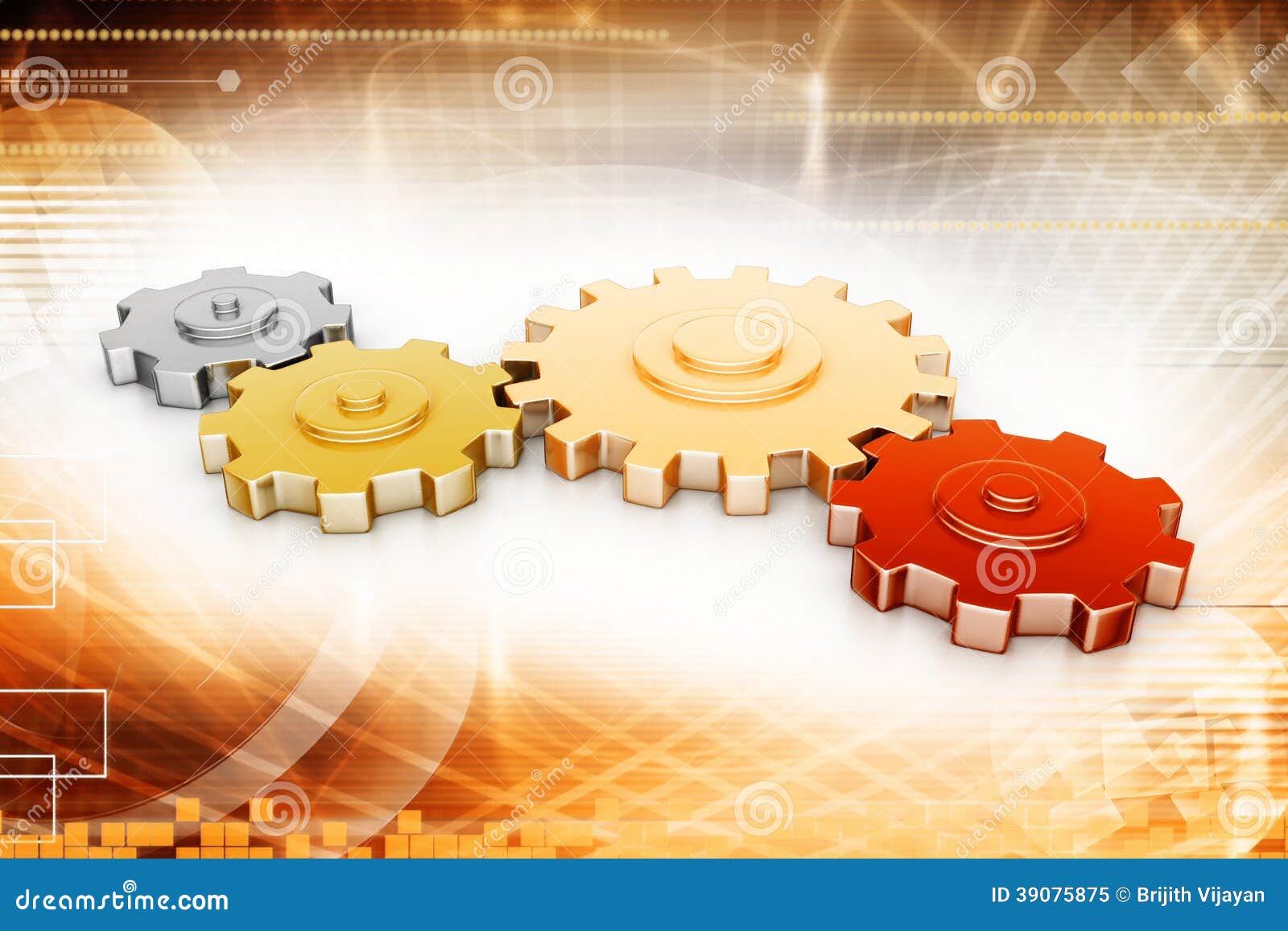 Cog wheels stock illustration. Illustration of puzzle - 39075875