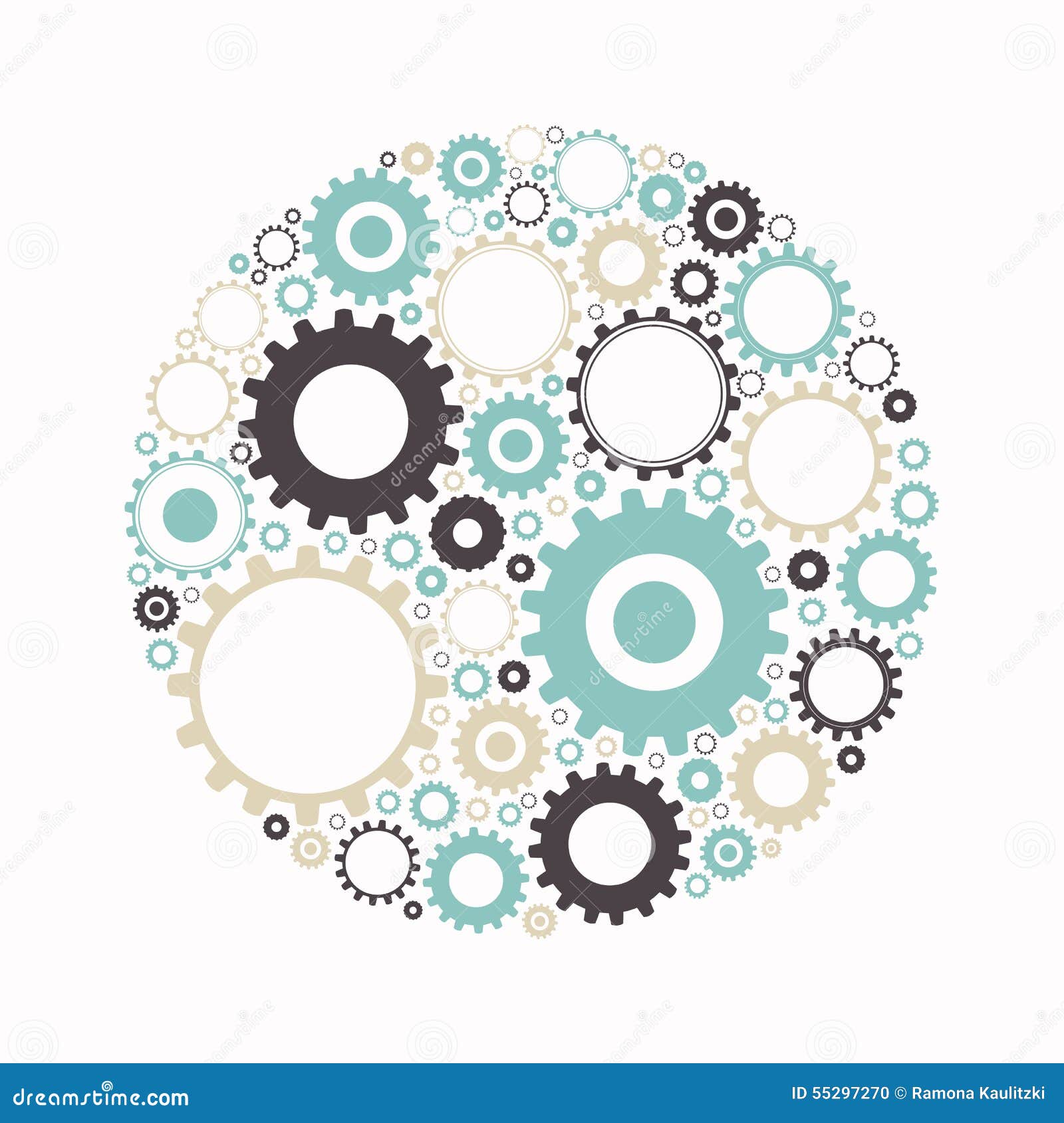 Cog Wheels stock illustration. Illustration of abstract - 55297270