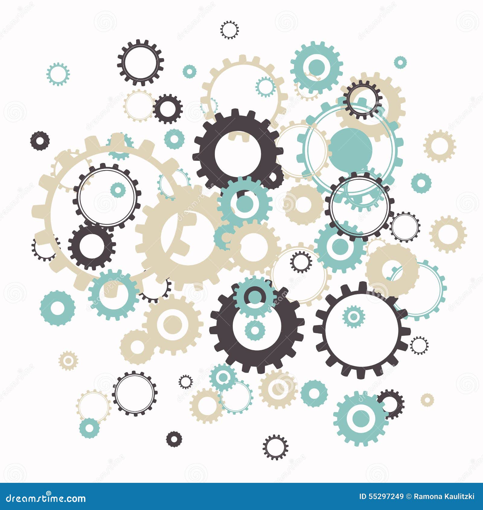 Cog Wheels stock illustration. Illustration of gear, industrial - 55297249