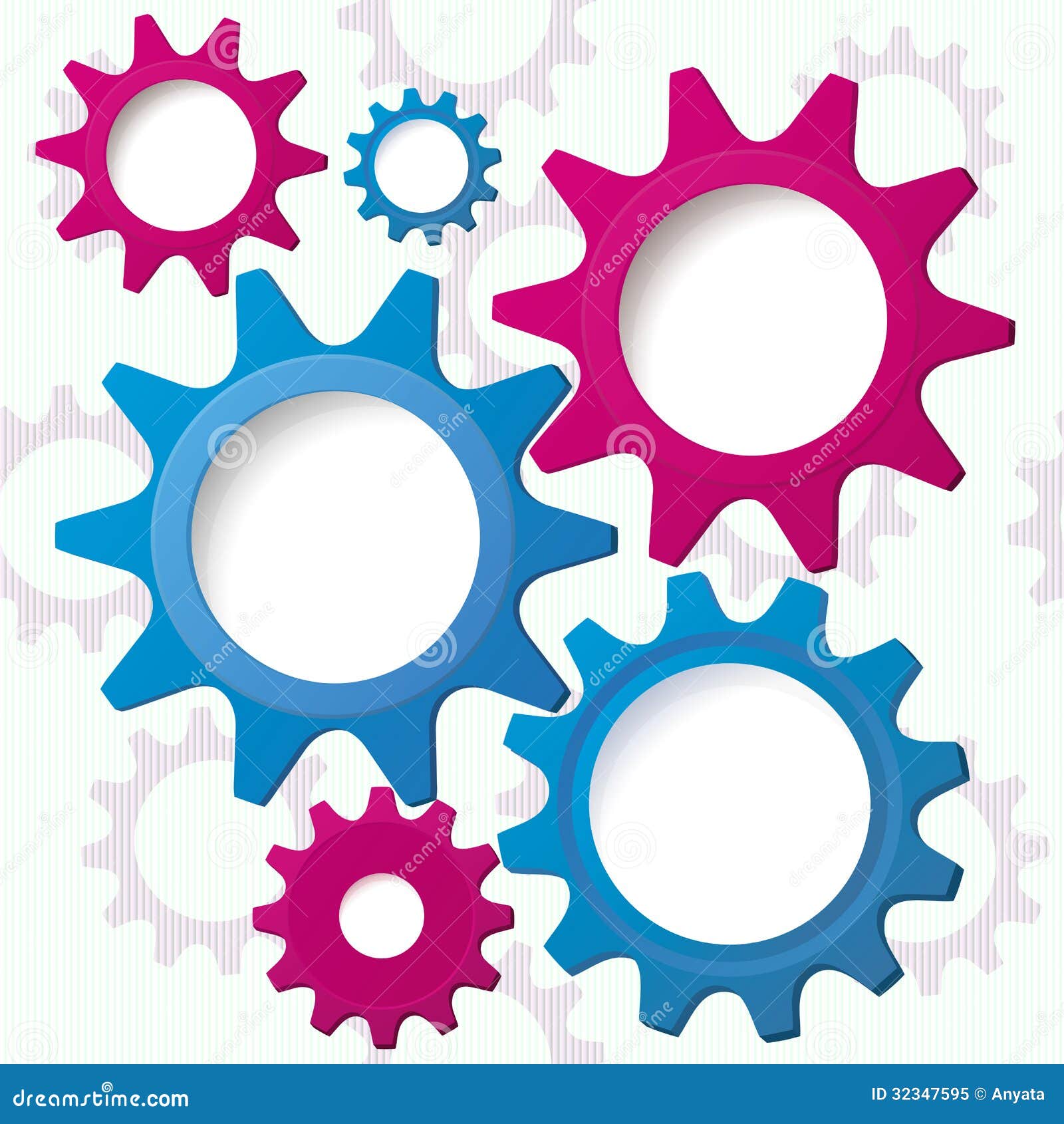 Cog Wheels Textured Background Vector Stock Vector - Illustration of ...