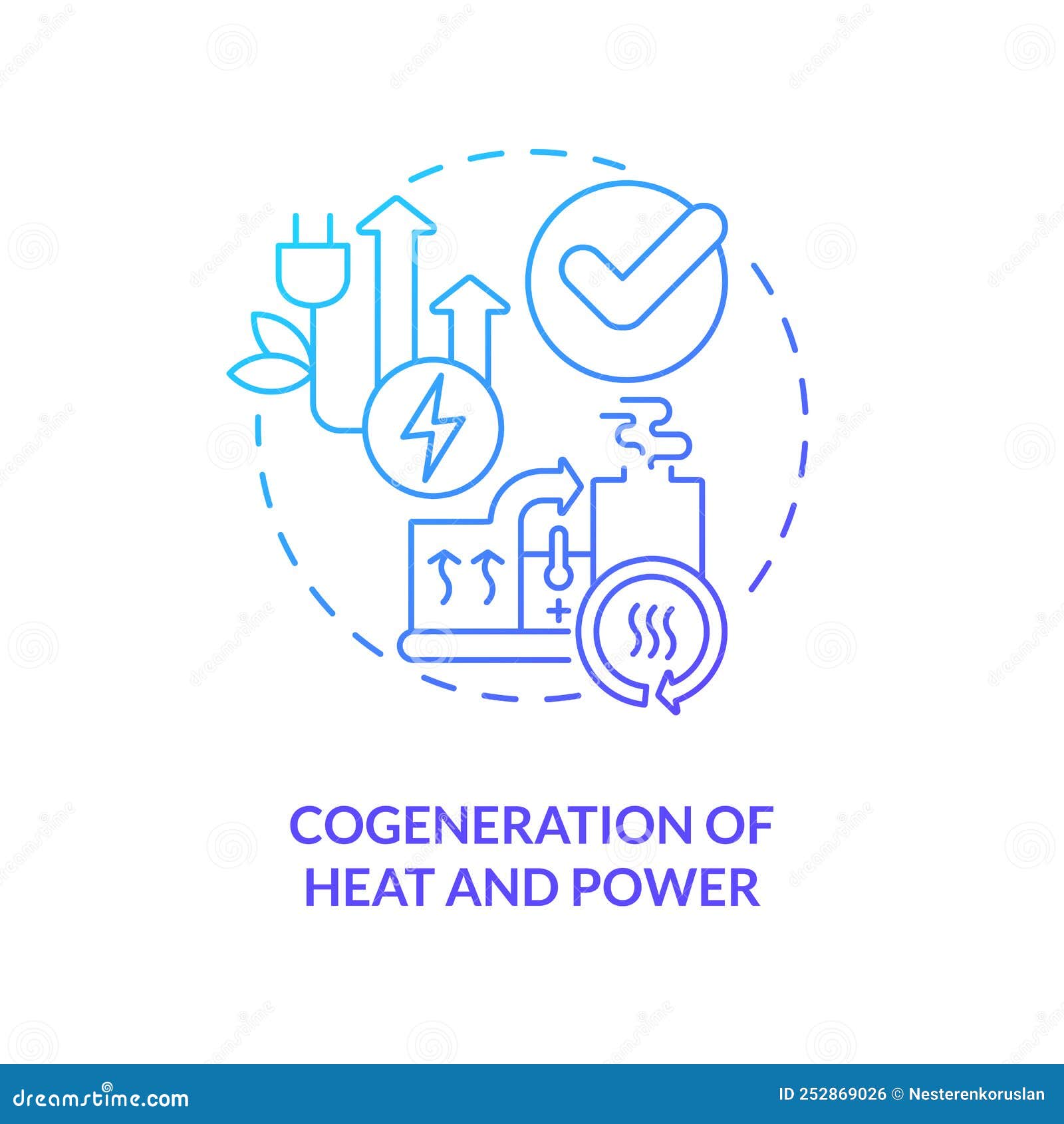 Cogeneration Of Heat And Power Turquoise Concept Icon Cartoon Vector ... Cogeneration Of Heat And Power Turquoise Concept Icon Cartoon Vector ...