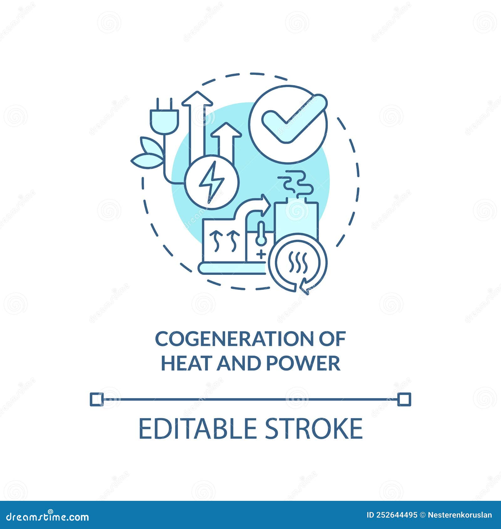Cogeneration Of Heat And Power Turquoise Concept Icon Cartoon Vector ... Cogeneration Of Heat And Power Turquoise Concept Icon Cartoon Vector ...