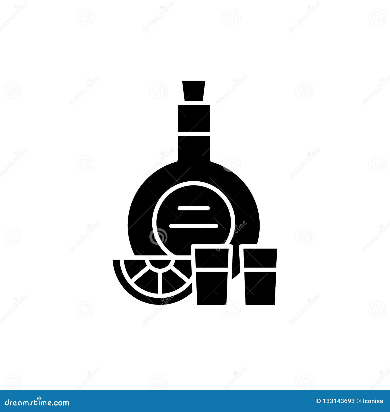 Cognac Concept Vector Linear Icon Isolated On Transparent Background ...