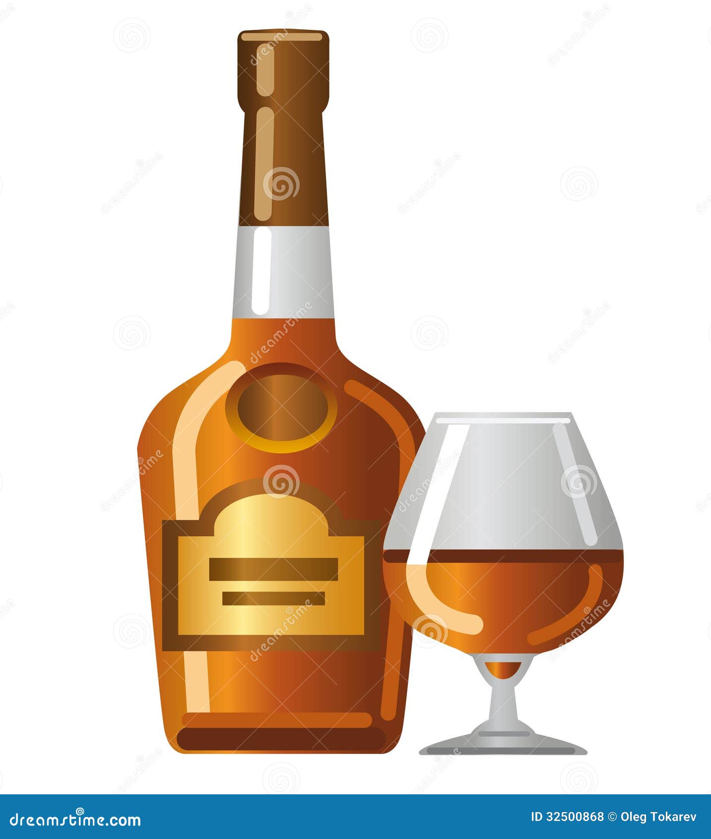 Cognac icon stock illustration. Illustration of icon - 32500868