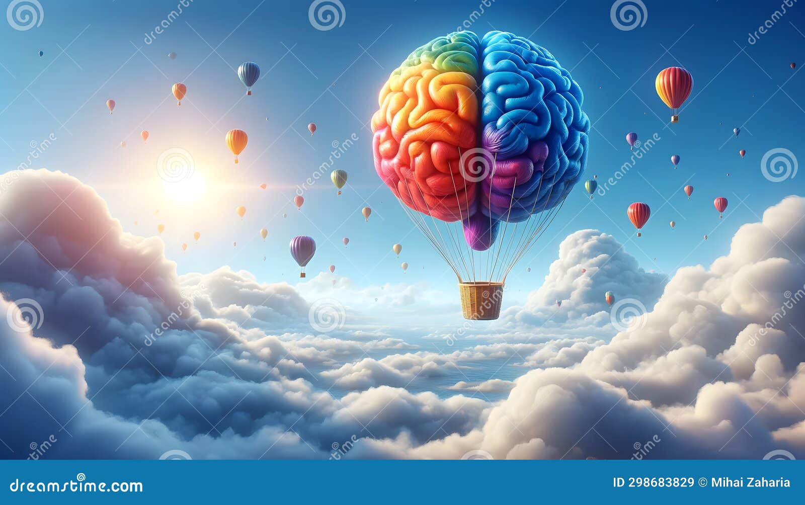 Cognitive Ascent: Navigating the Mindscape. Created with Generative AI ...