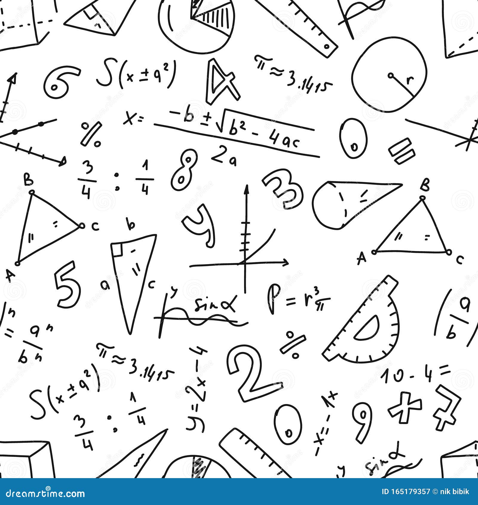 Cognitive Banner Geometry Numbers Randomness. Stock Vector ...