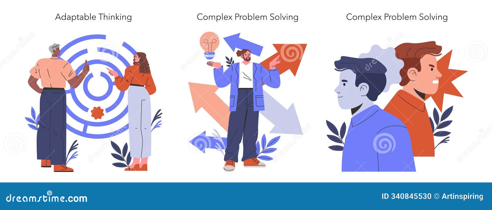 Cognitive Bias. Flat Vector Illustration Stock Illustration ...