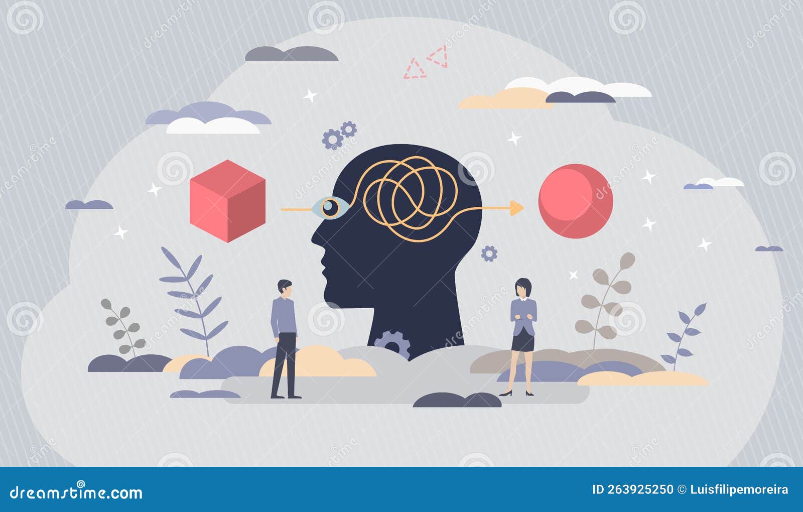 Anchoring Bias - Conceptual Illustration Royalty-Free Stock Photography ...