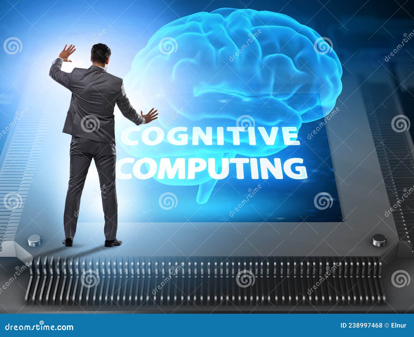 The Cognitive Computing Concept As Future Technology with Busine Stock ...