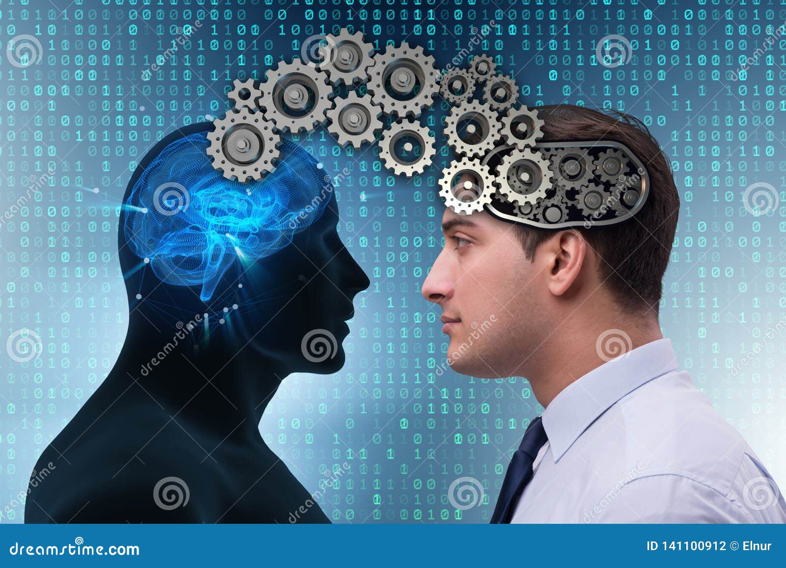 The Cognitive Computing Concept As Future Technology with Businessman ... The Cognitive Computing Concept As Future Technology with Businessman ...
