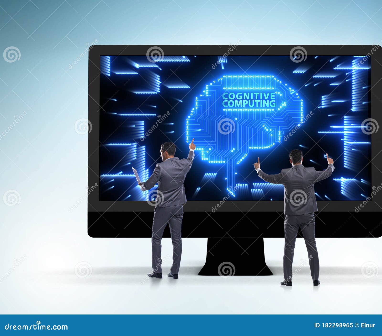 Cognitive Computing Concept As Modern Technology Stock Image - Image of ...