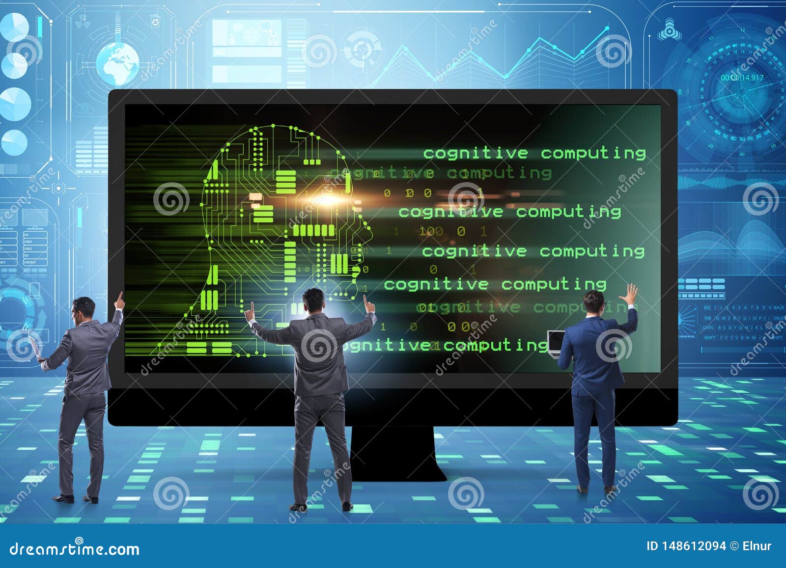 Cognitive Computing and Machine Learning Concept Stock Photo - Image of ...