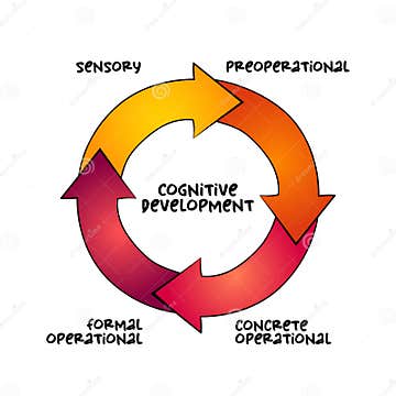 Cognitive Development Mind Map Process, Concept for Presentations and ...