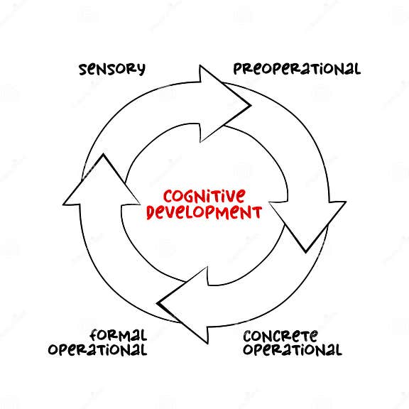 Cognitive Development Mind Map Process, Concept for Presentations and ...