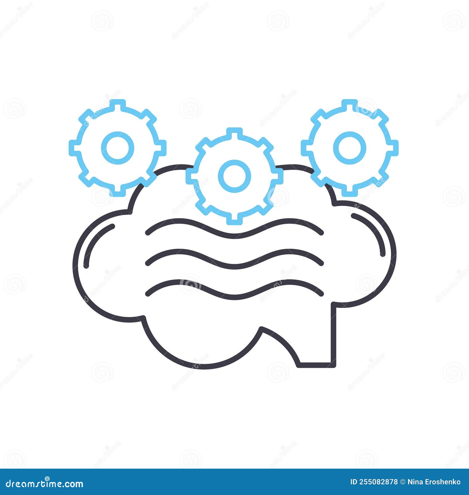 Cognitive Distortions Line Icon, Outline Symbol, Vector Illustration ... Cognitive Distortions Line Icon, Outline Symbol, Vector Illustration ...
