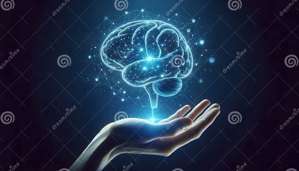 Cognitive Enhancement and Brain-Computer Interfaces Stock Illustration ...