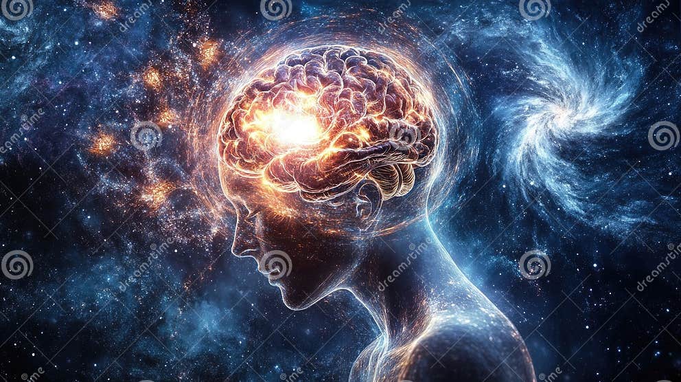 Cognitive Flow: Visualization of Human Consciousness, Illustrating ...