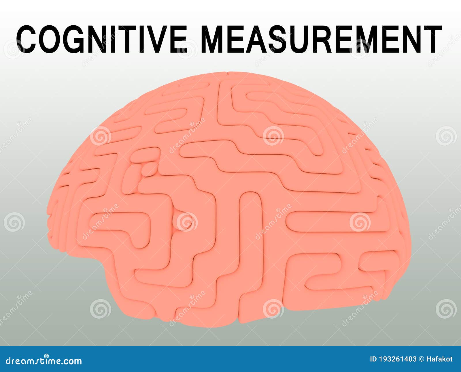 Cognitive Measurement Concept Stock Illustration - Illustration of ...