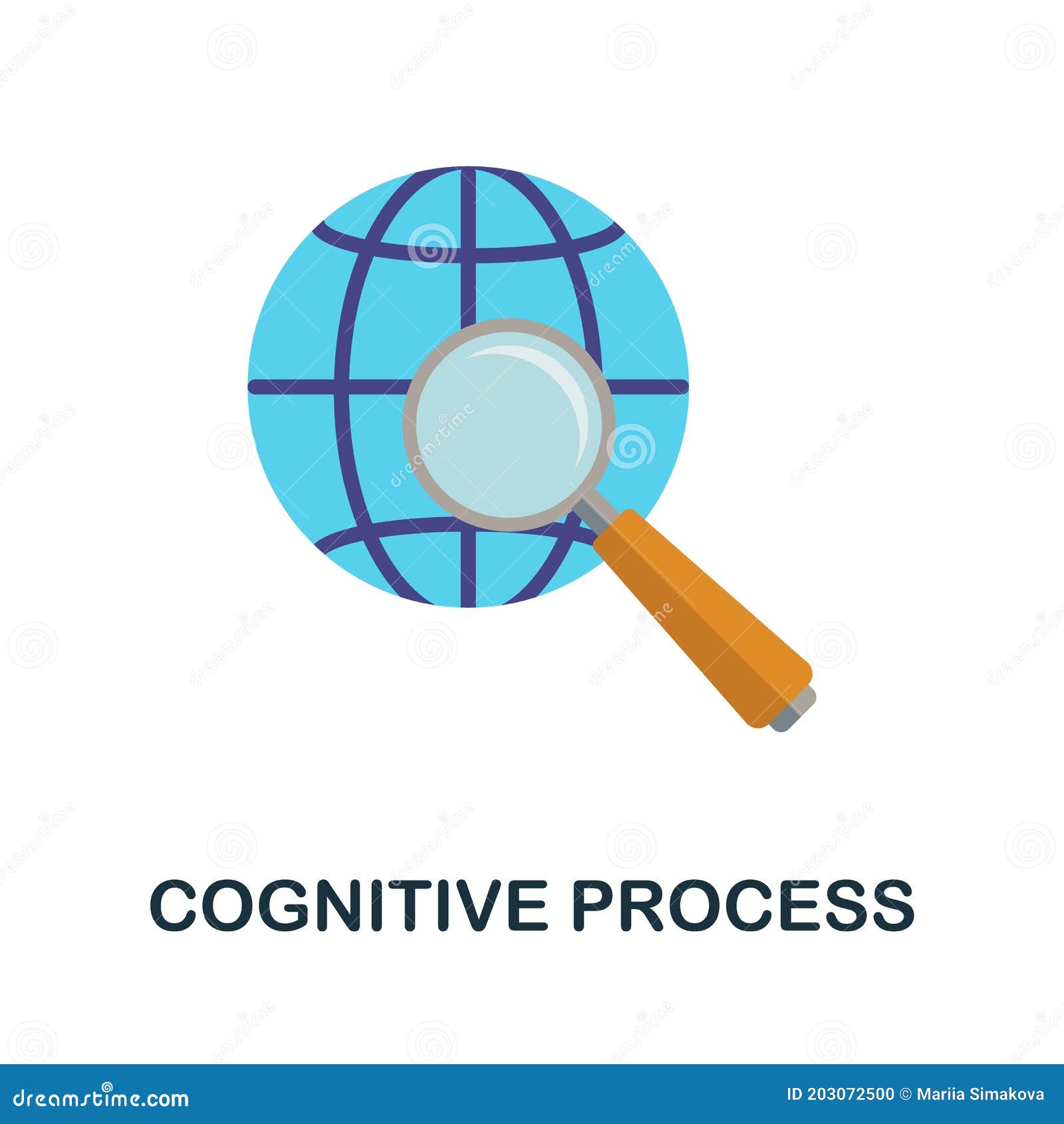 Cognitive Process Icon. Simple Element from Personality Collection ...