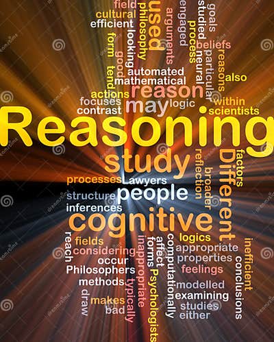 Cognitive Reasoning Background Concept Glowing Stock Illustration ...
